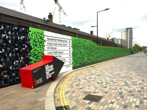 Site Hoarding, Design & Print Construction Site Hoarding - Vinyline