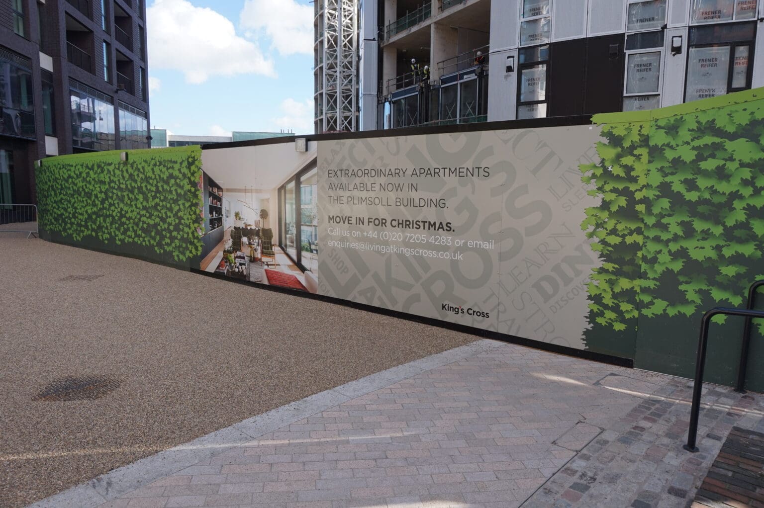 Site Hoarding, Design & Print Construction Site Hoarding - Vinyline