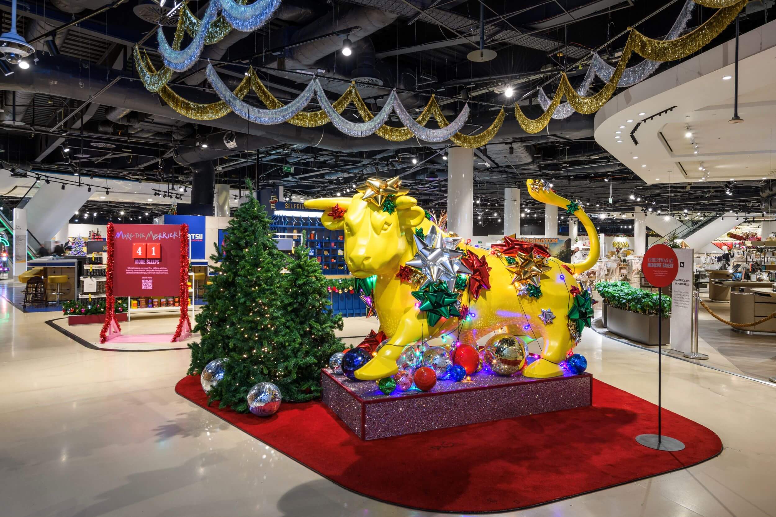 Selfridges Christmas Campaign 2024 - Vinyline Signs & Graphics